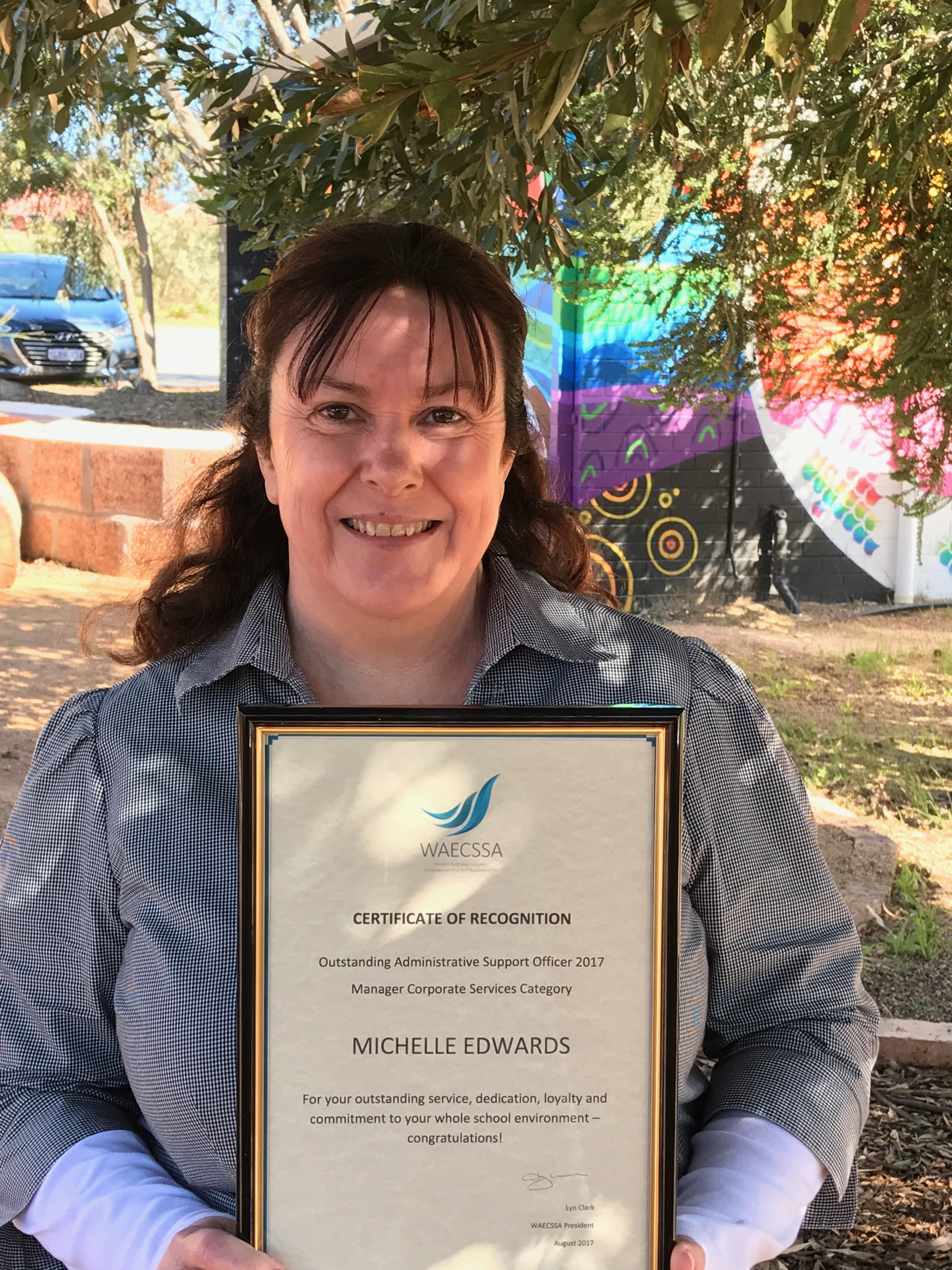 Recognition of Michelle Edwards